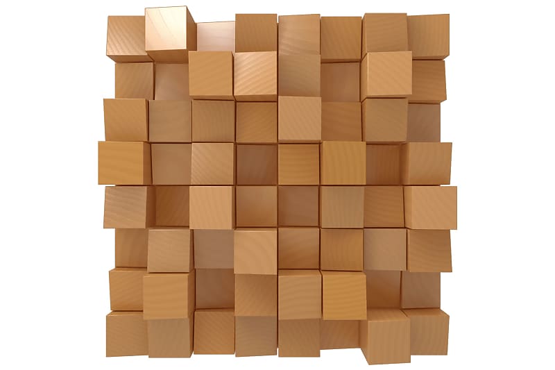 Vicoustic Multifuser Wood 64 MKII | Two-dimensional Diffuser | Reverb