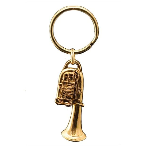 Tuba Keychain, Gold, Harmony Jewelry | Reverb