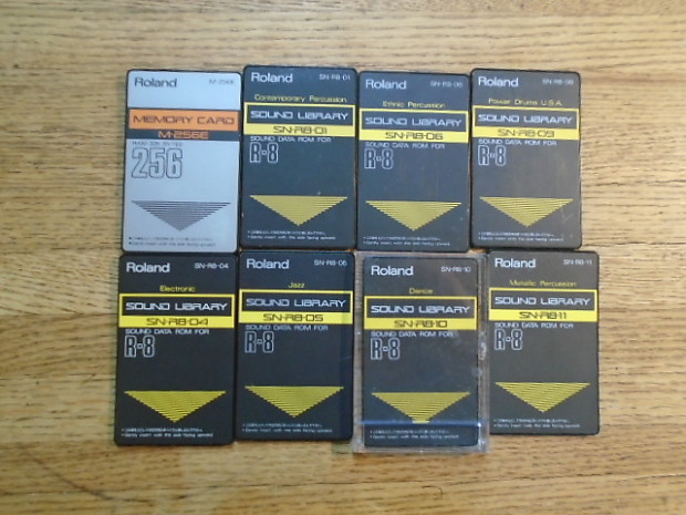 Roland R-8 Sound Cards 1990 | Reverb