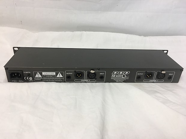 DOD SR430 QX Stereo Dual 15 band EQ Equalizer Rackmount XLR | Reverb