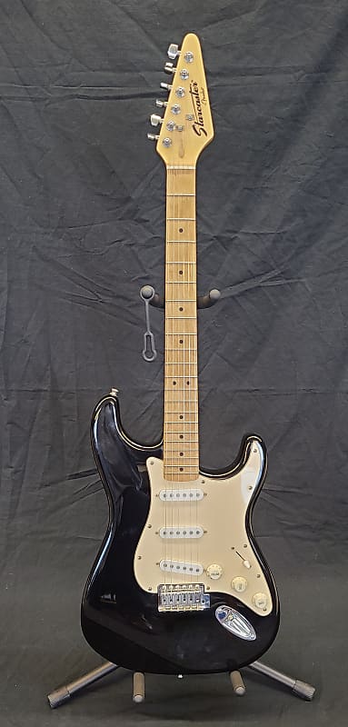 Fender Starcaster Strat - Black | Reverb