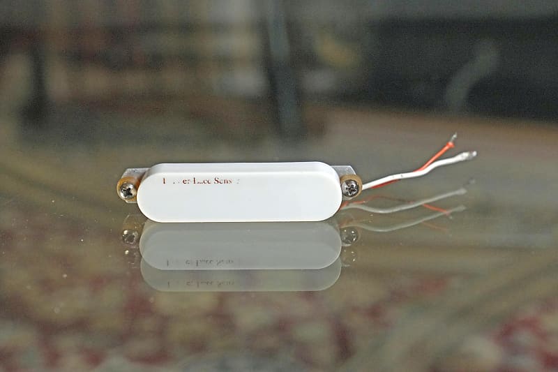 Fender Lace Sensor Red 80s (HOT!) - White cover (listen for | Reverb