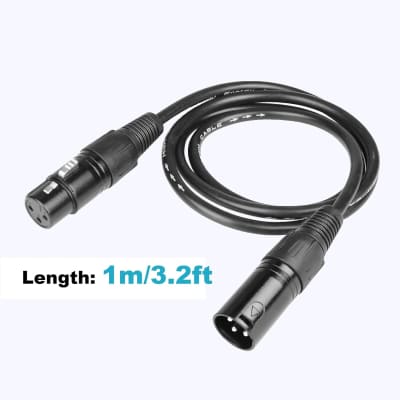 16 Pack Dmx Cable 3.2Ft/1M 3-Pin Signal Xlr Connection Dmx512 | Reverb