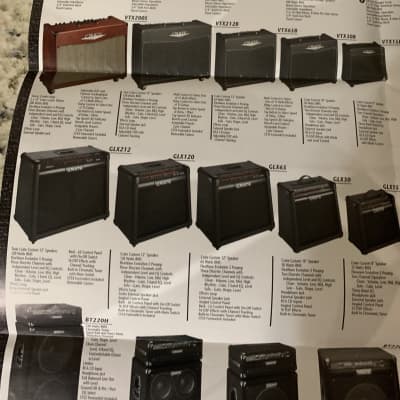 Crate Poster Catalog Billy Gibbons VTX GLX Marty Friedman | Reverb