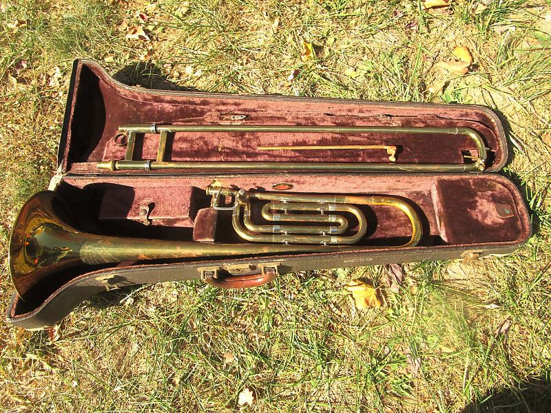 Olds Trombone 1949, "F: Trigger, Attachment, LA California,, | Reverb