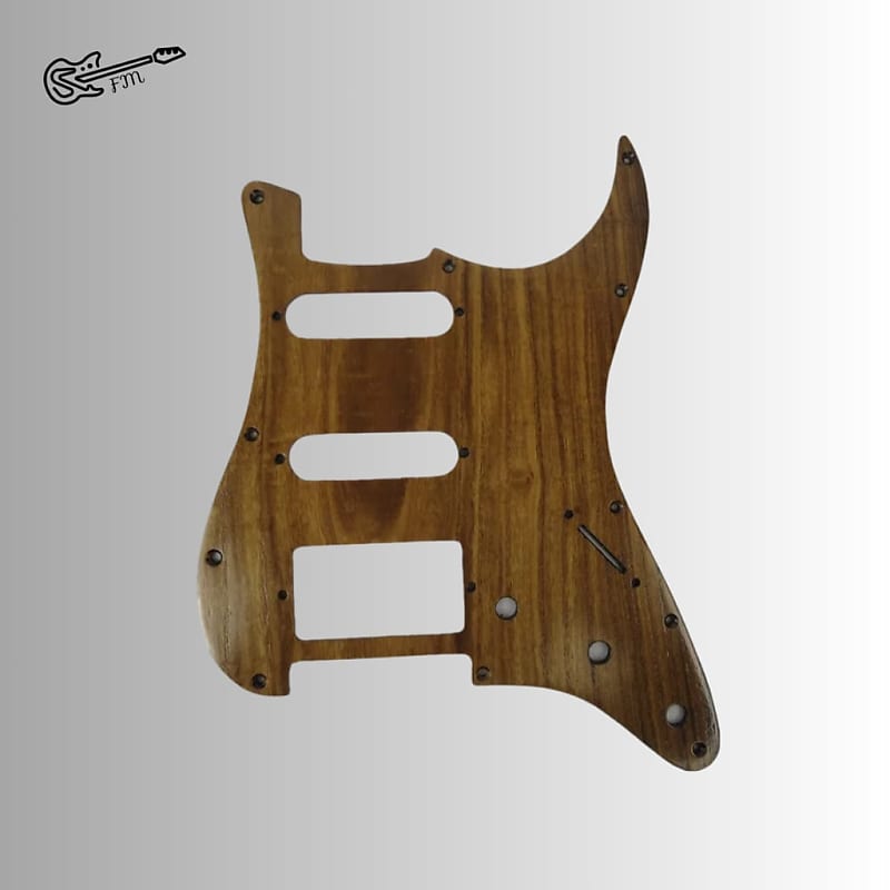 Chinese Wood Custom Wooden Strat Style Pickguard HSS | Reverb