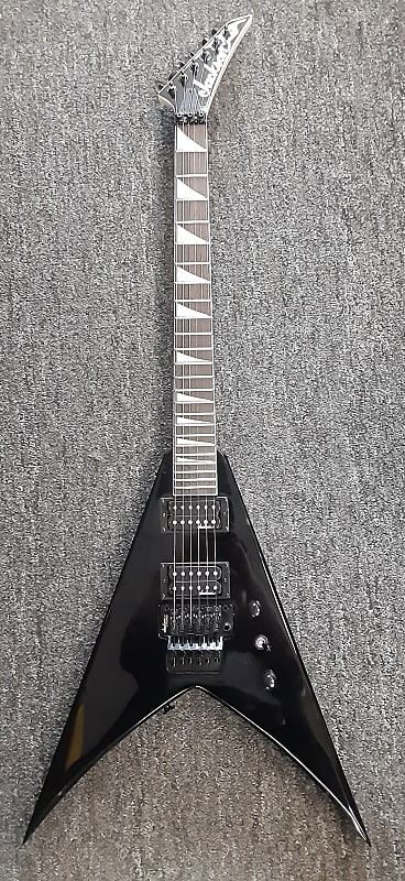 Jackson V Black Electric Guitar | Reverb
