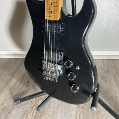Kramer Pacer Imperial 1984 Black Maple Neck Beak Headstock | Reverb