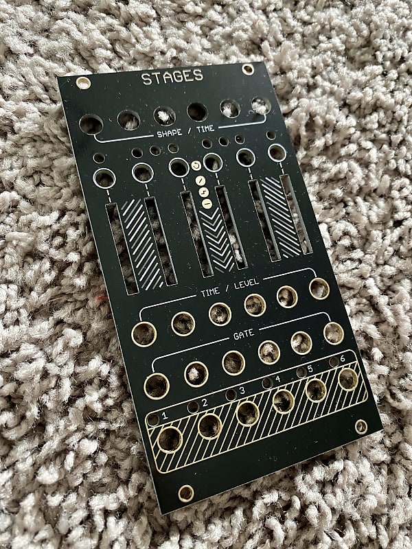 Modular Addict Mutable Instruments Stages Black Panel | Reverb