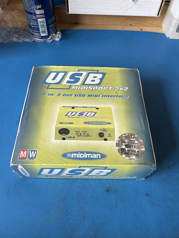 M-Audio Midiman Midisport 2x2 USB MIDI interface | Reverb