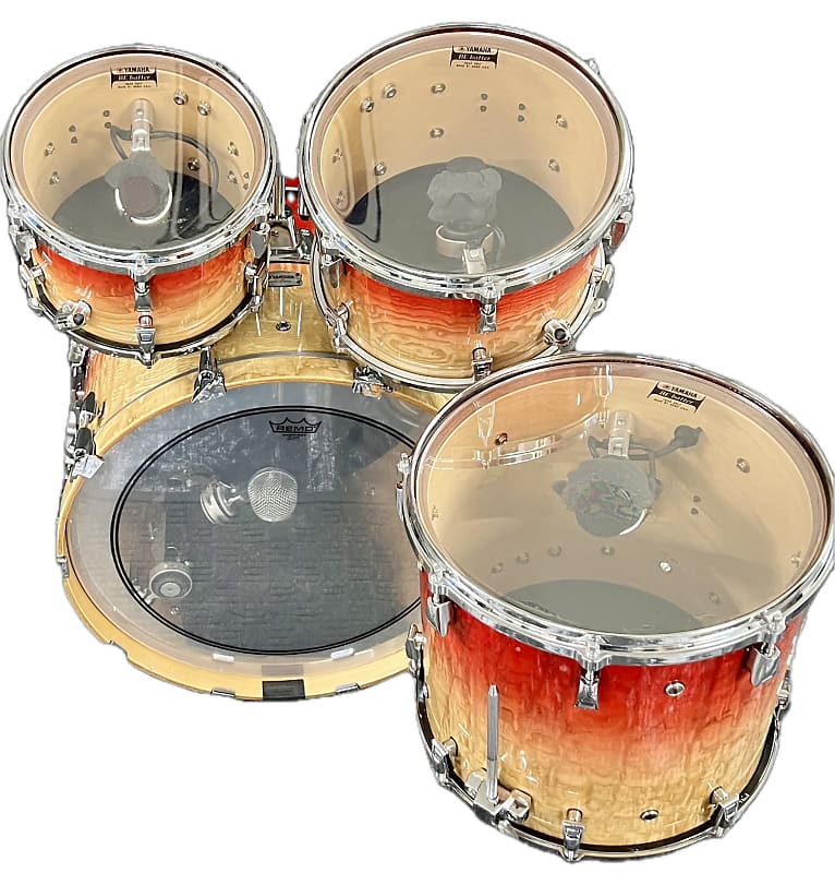 Yamaha PHX Ash 4 Piece Kit w/ Audix and Shure Microphones, | Reverb