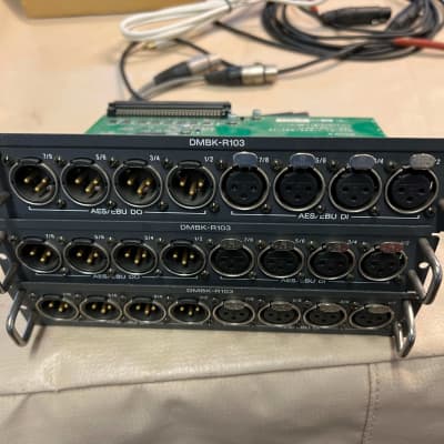 3 Sony DMBK-R103 8 Ch AES Cards for DMX-R100 digital console | Reverb