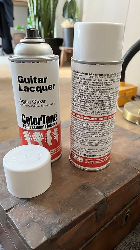 StewMac AGED CLEAR - TINTED NITRO LACQUER 2019 Clear | Reverb