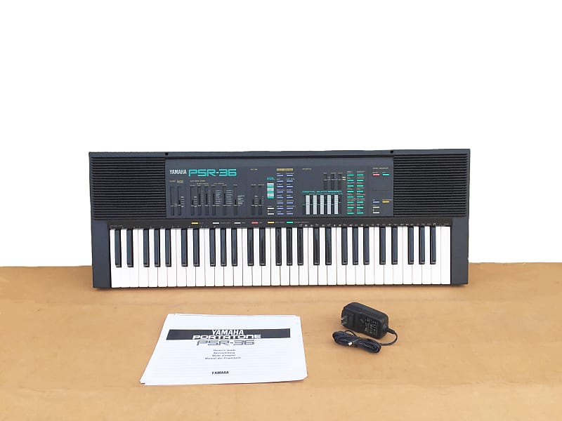 Yamaha PSR 36 Vintage FM Synthesizer Piano Keyboard (41) | Reverb UK