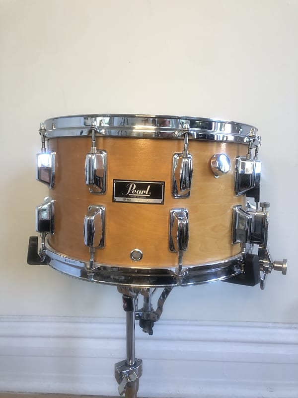 Pearl Snare Drum Early 1980's - Natural Wood | Reverb