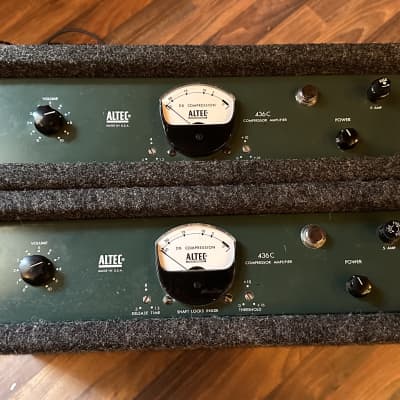 Altec 436C Pair Compressors Great Condition | Reverb