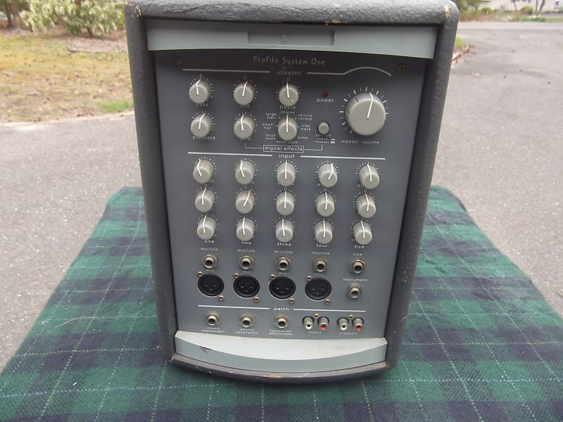 Kustom Profile System One 100W 5 Ch PA, Mic Mixer, Digital | Reverb