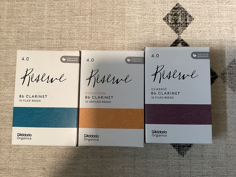 D'Addario Rico Reserve Organic Reeds Lot of 3 Partial Boxes | Reverb