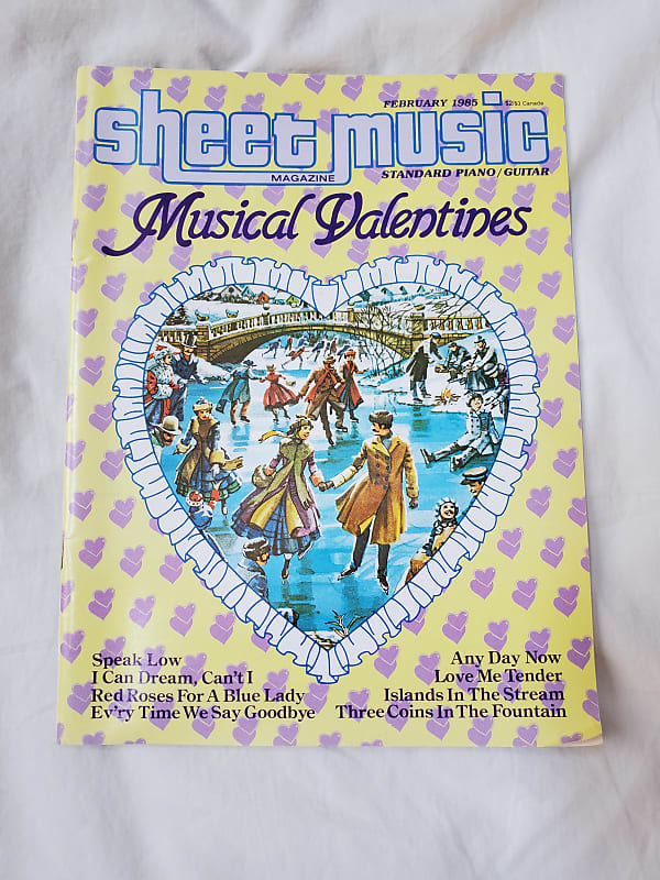 Sheet Music Magazine Back Issue February 1985 | Reverb