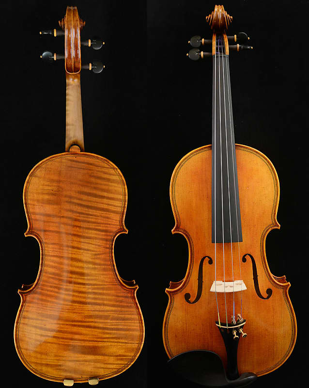 Impressive Violin Maggini Violin Model Master Wang's Own Work | Reverb
