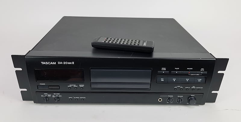 TASCAM DA-20 MKII DAT Digital Recorder w Remote - Serviced | Reverb