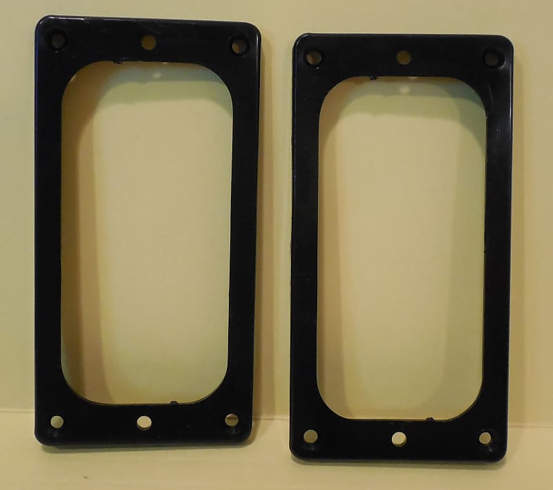 NEW FLAT BLACK GUITAR PICKUP RING FOR BILL LAWRENCE HUMBUCKER | Reverb