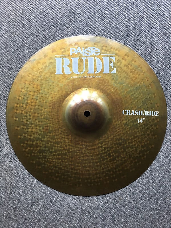 Paiste RUDE 14” Crash Ride *RARE* | Reverb