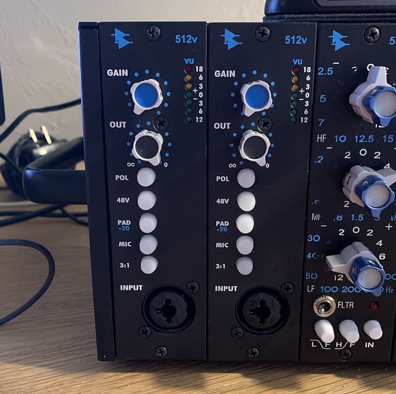 API 512V 500 Series Mic Preamp Module 2016 - Present - Black | Reverb