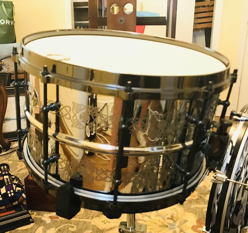 Ludwig-Jim Riley Signature Snare 2000’s - Steel | Reverb