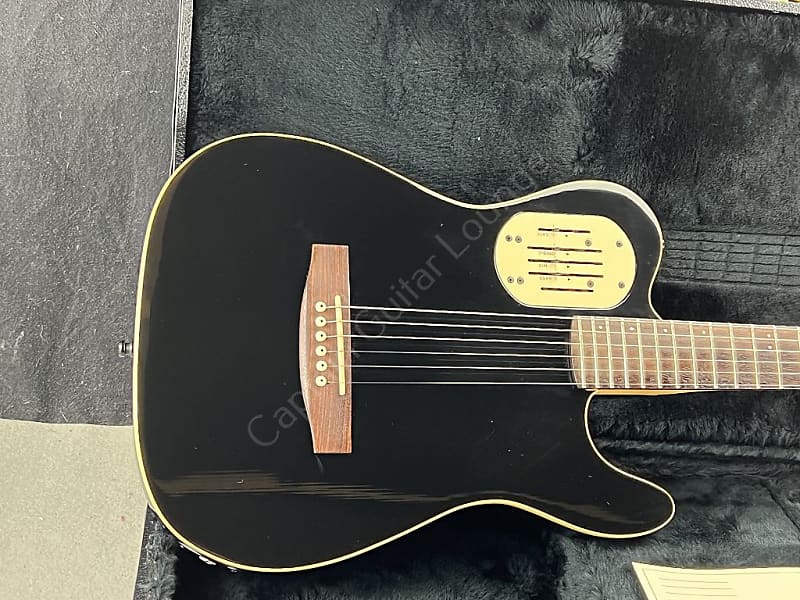 2001 Godin - Acousticaster - Black - ID 2564 | Reverb