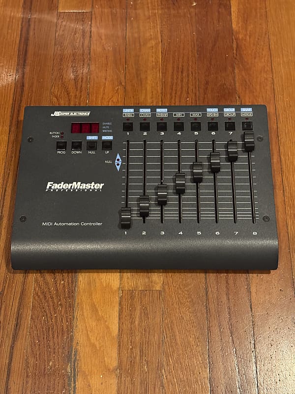 JL Cooper Fadermaster Pro MIDI Fader Unit w/ MIO MIDI to USB | Reverb