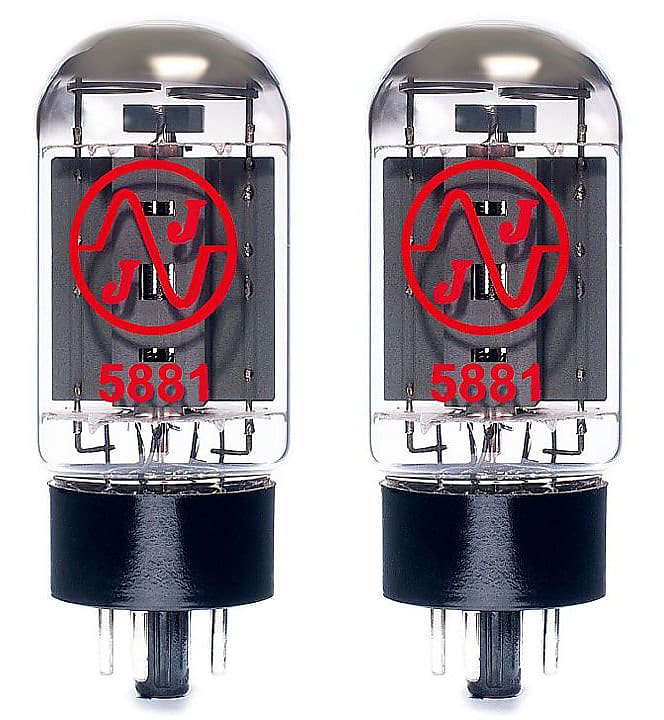 JJ Power Vacuum Tube, 5881, Matched Pair | Reverb