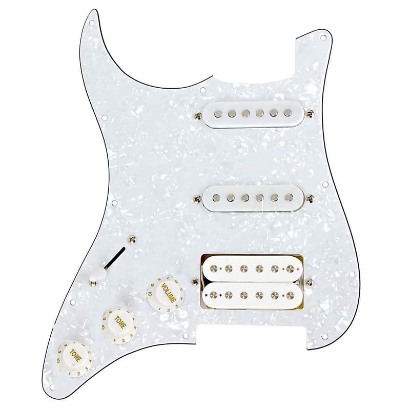 Left Handed Loaded Stratocaster Guitar Pickguard Prewired - | Reverb
