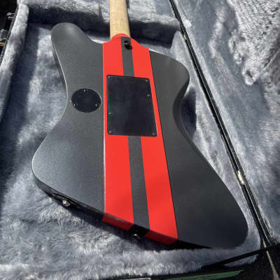 Jackson Firebird 1987 - Charcoal with red stripes | Reverb