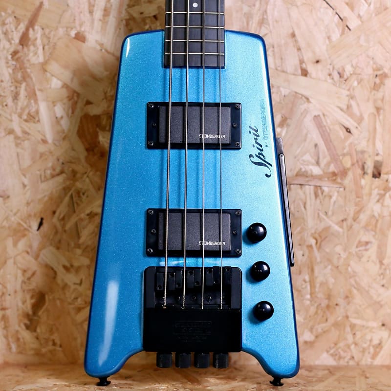 Steinberger Spirit XT-2 Headless Bass Guitar Blue - Pre-owned | Reverb