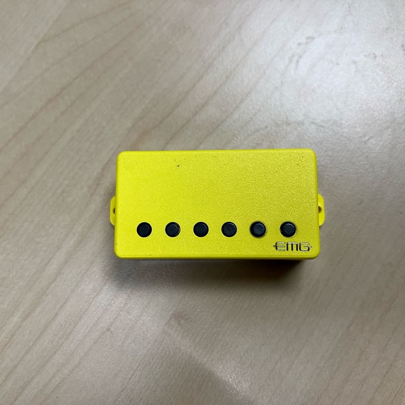 EMG 57 Active Bridge Humbucker 2012-2023 Yellow Direct Mount | Reverb