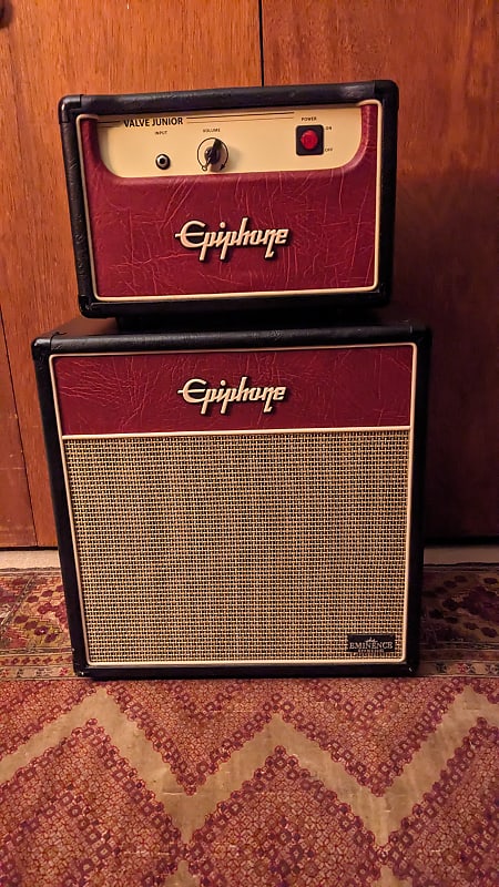 Epiphone Valve Junior 2007-2012 - Oxblood, Black, Basket | Reverb