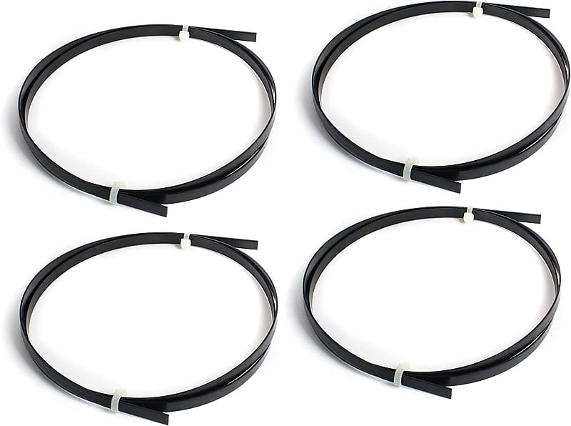 StewMac Black ABS Plastic Binding, 65 Inches (1651mm) long by | Reverb