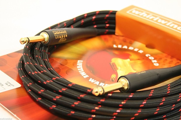 Whirlwind Leader Elite Guitar Cable 10ft with red cord | Reverb Canada
