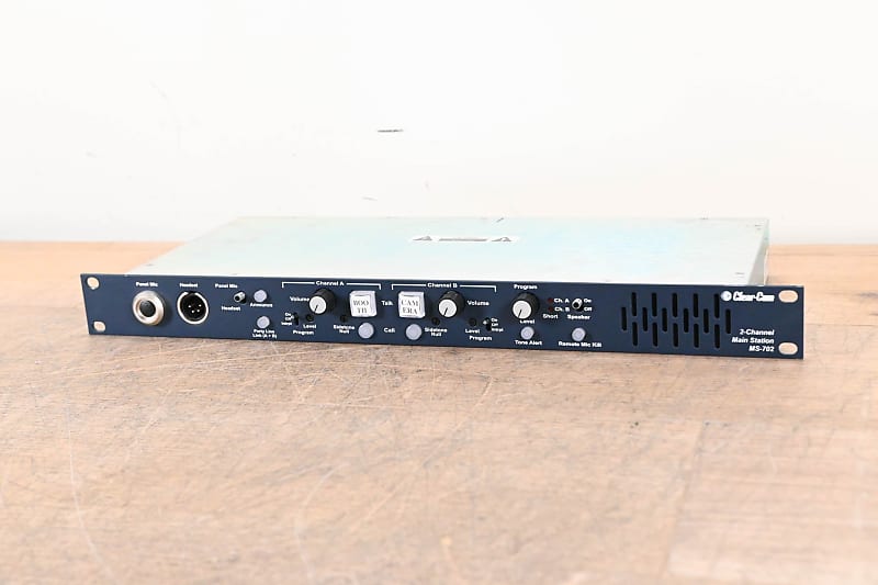 Clear-Com MS-702 2-Channel 1RU Intercom Main Station CG007BV | Reverb