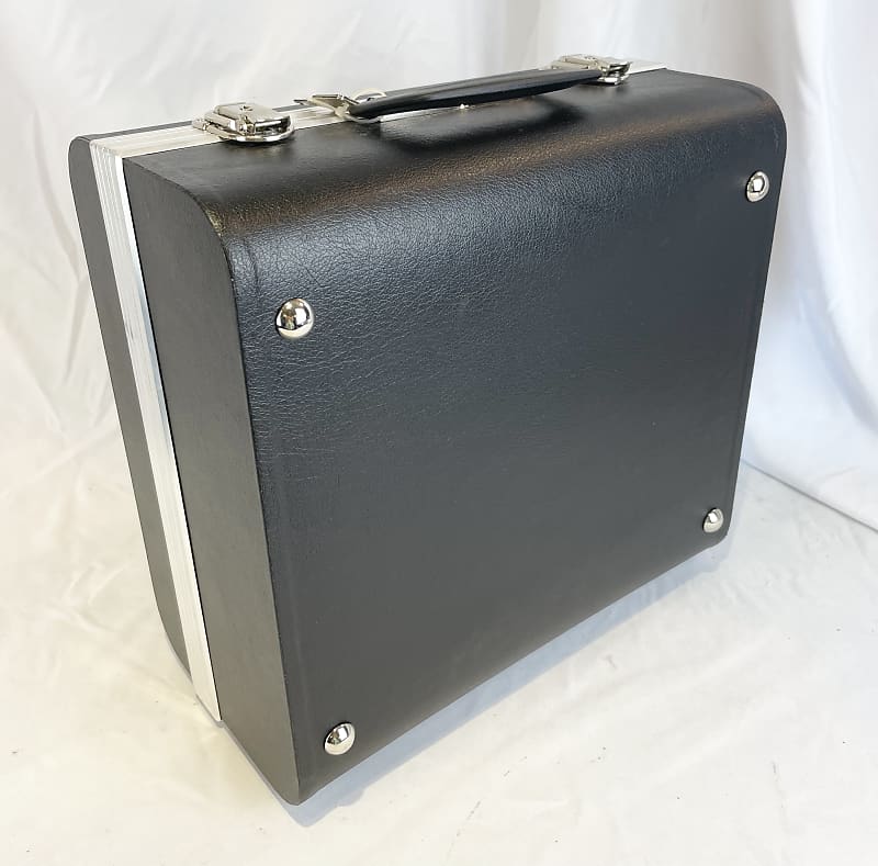 NEW Black German Accordion Hard Case 13" x 12.5" x 7" (33cm x | Reverb