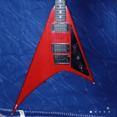 Vester Randy Rhoads Flying V Red 80s | Reverb