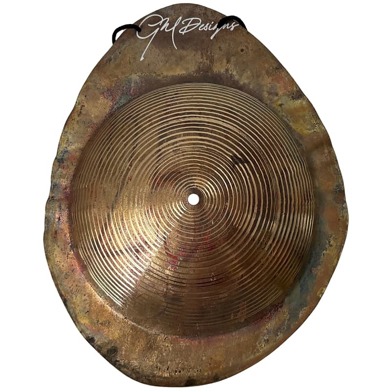 GM Designs Hanging/Mountable Irregular Cymbal w/ 12" Bell - | Reverb