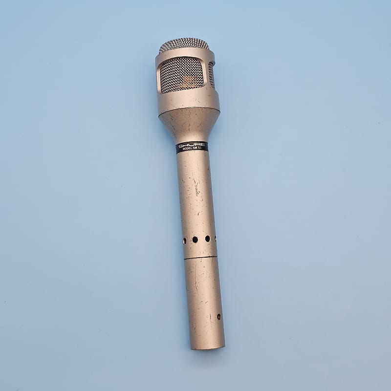 ☆Vintage 1980s Shure SM53 *New Foam* Dynamic Microphone Shure | Reverb