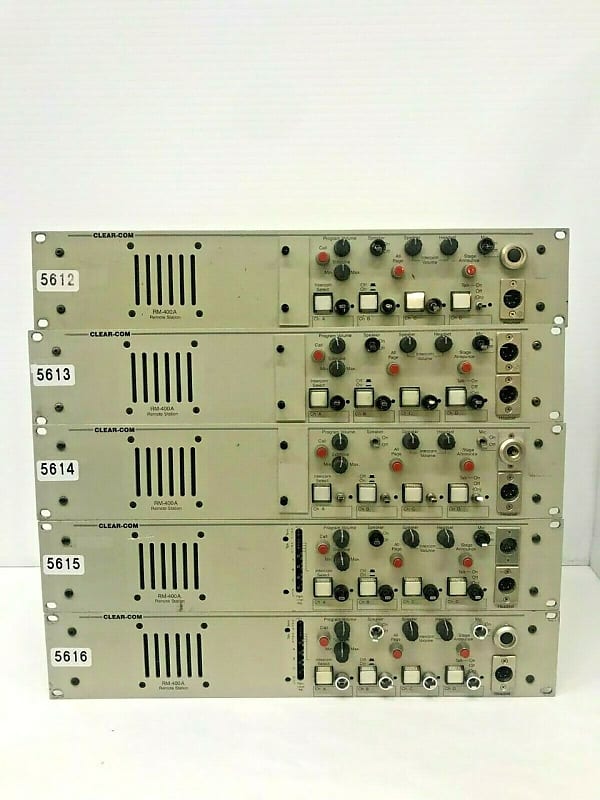 CLEAR-COM RM-400A REMOTE STATION #5614 #5615 #5616 (ONE) | Reverb