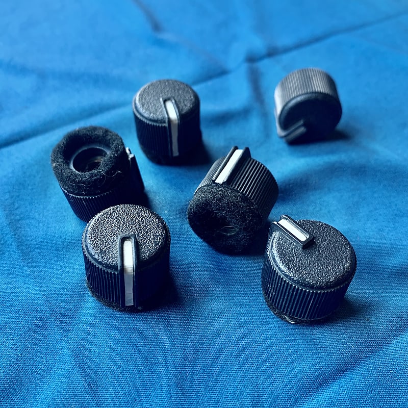Moog Prodigy Knobs c 1980 Black original vintage USA | Reverb
