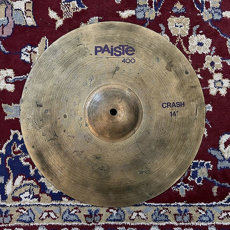 Paiste 400 14” Crash Cymbal Vintage - 878g | Reverb