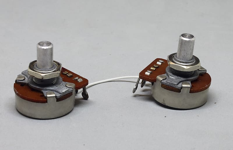 2x pot Fender Telecaster 1974 | Reverb