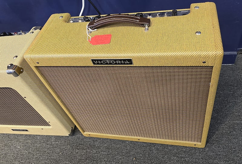Victoria 4X10 Boutique Pine Cab tube - Tweed | Reverb