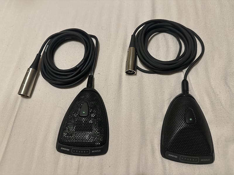 Shure MX393/C Microflex Cardioid Boundary Mic with 12' 3-Pin | Reverb